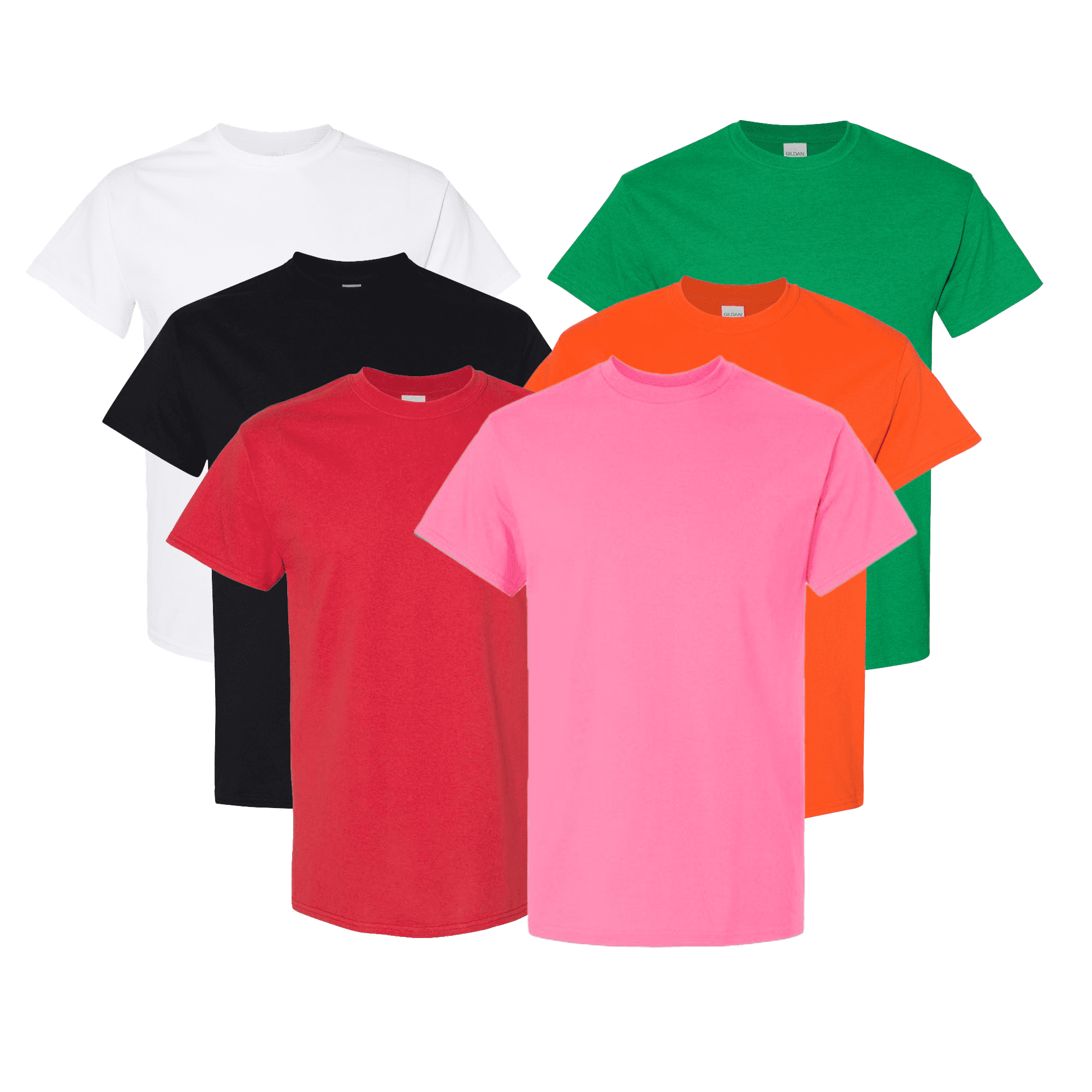 Gildan Short Sleeve T-Shirt for Men, 100% Ultra Cotton Tee, Mix Color ...