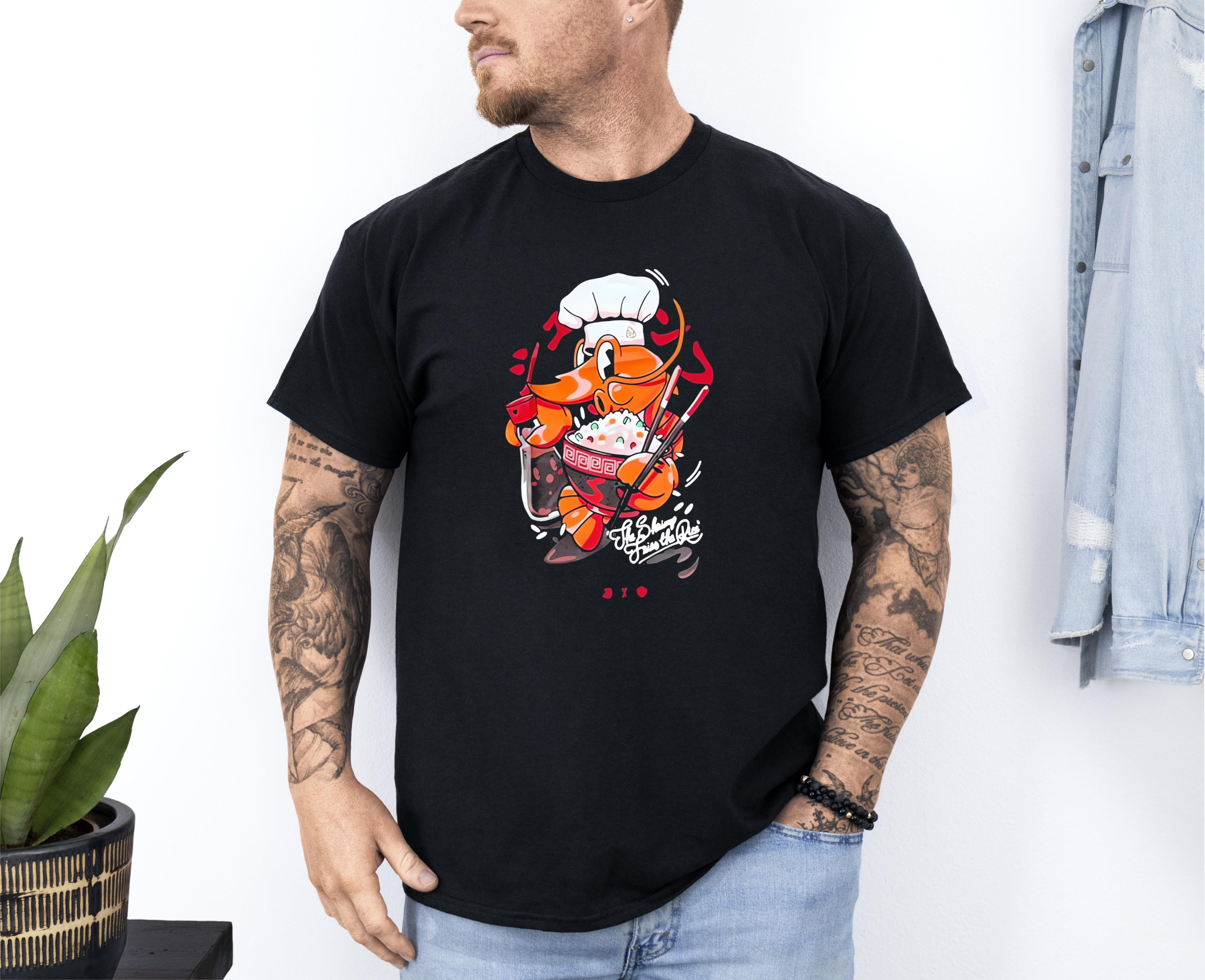 Gildan Shrimp Fried Rice Art Design, Unisex S-5XL - Walmart.com