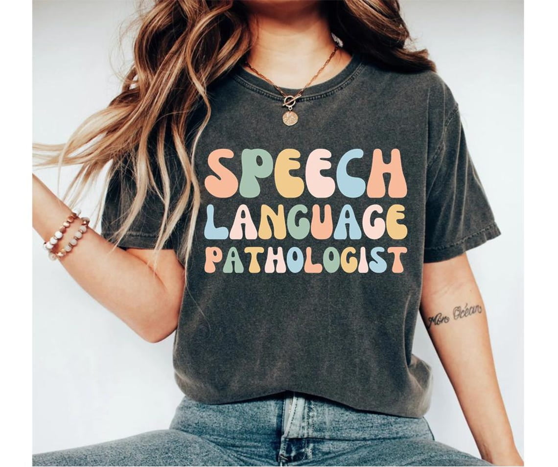 Gildan Slp Speech Language Pathologistee, Slp Gifts, Sign Language T-Shirt, Speech Tee, Speech ...