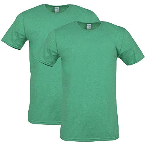 Gildan Softstyle Cotton T-Shirt, Style G64000, Multipack Large Heather ...