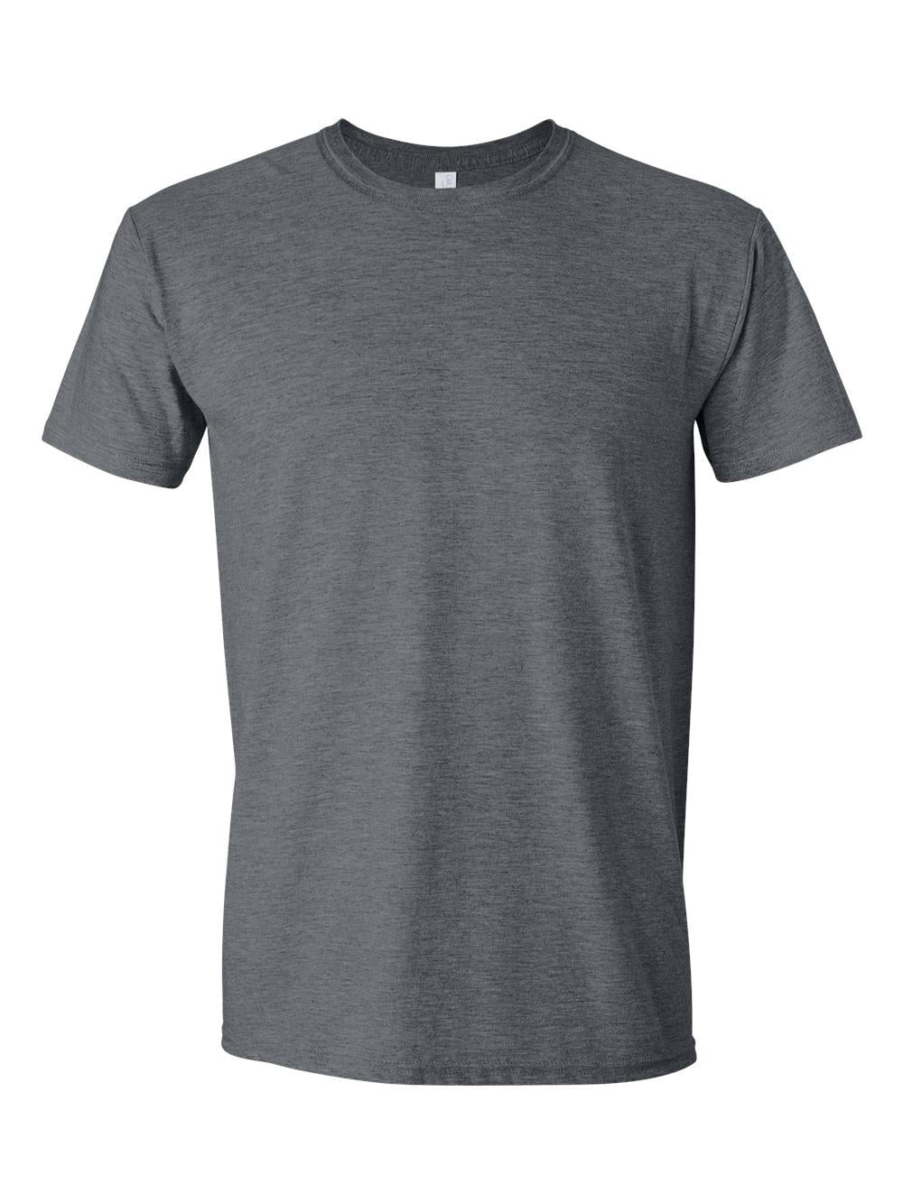 Gildan - Softstyle T-Shirt - 64000 - Dark Heather - Size: M - Walmart.com