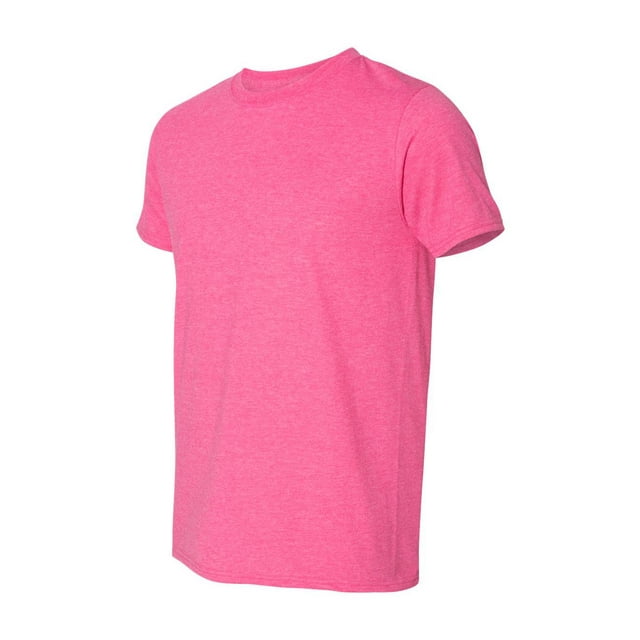 Gildan - Softstyle T-Shirt - 64000 - Heather Heliconia - Size: S ...
