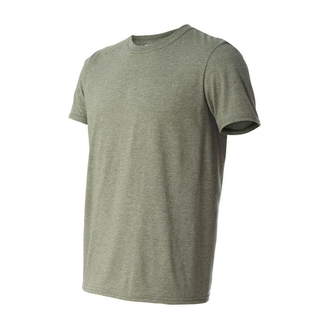 Gildan - Softstyle T-Shirt - 64000 - Heather Military Green - Size: 2XL ...