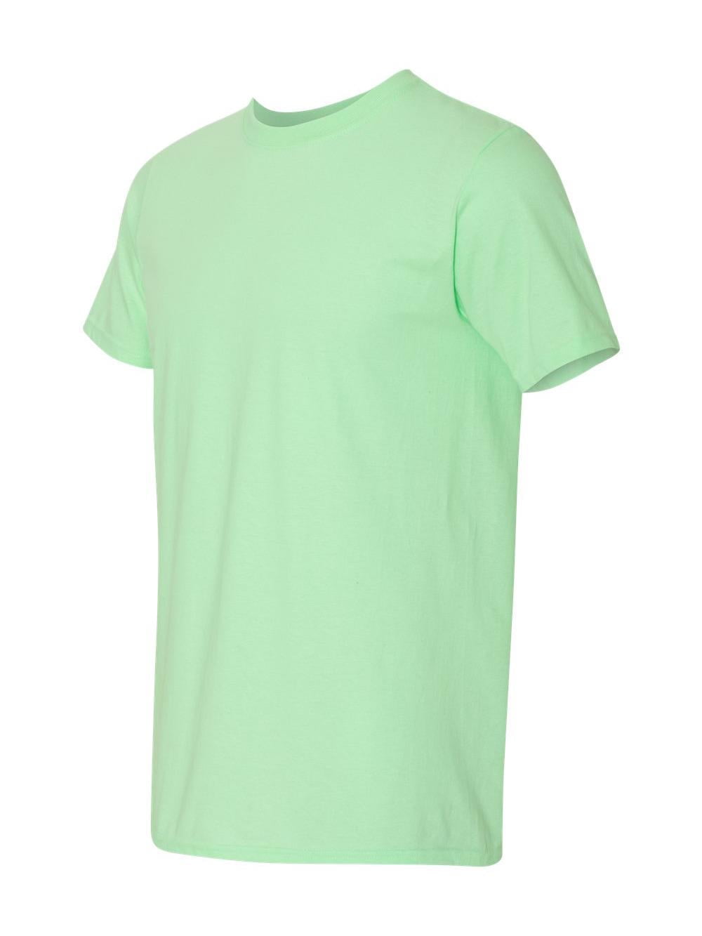 Gildan Softstyle T-Shirt 64000 Mint Green XL Semi-Fitted Cotton ...