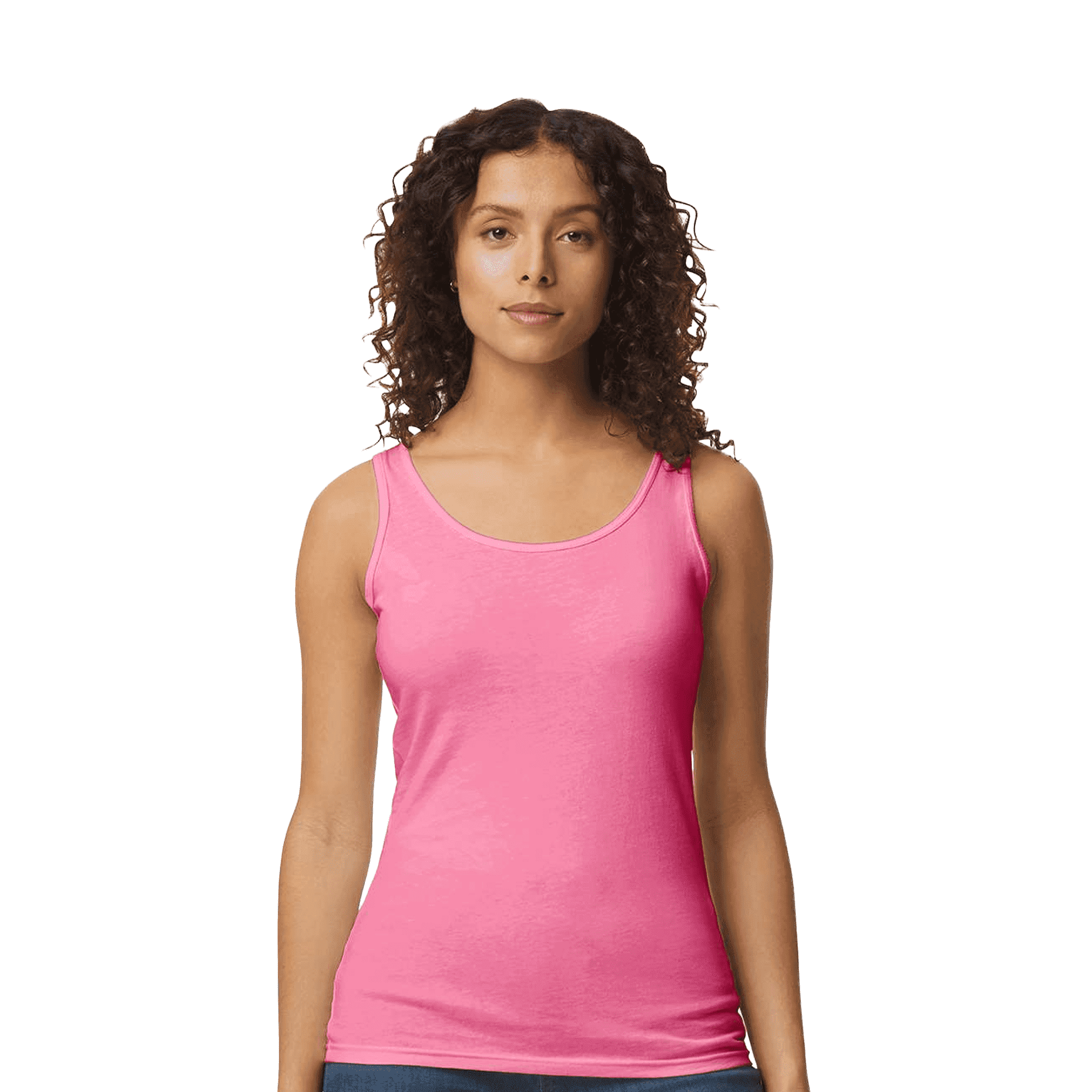 Gildan Softstyle Women’s Tank Top, Comfortable Semi Fit - 100 Cotton ...
