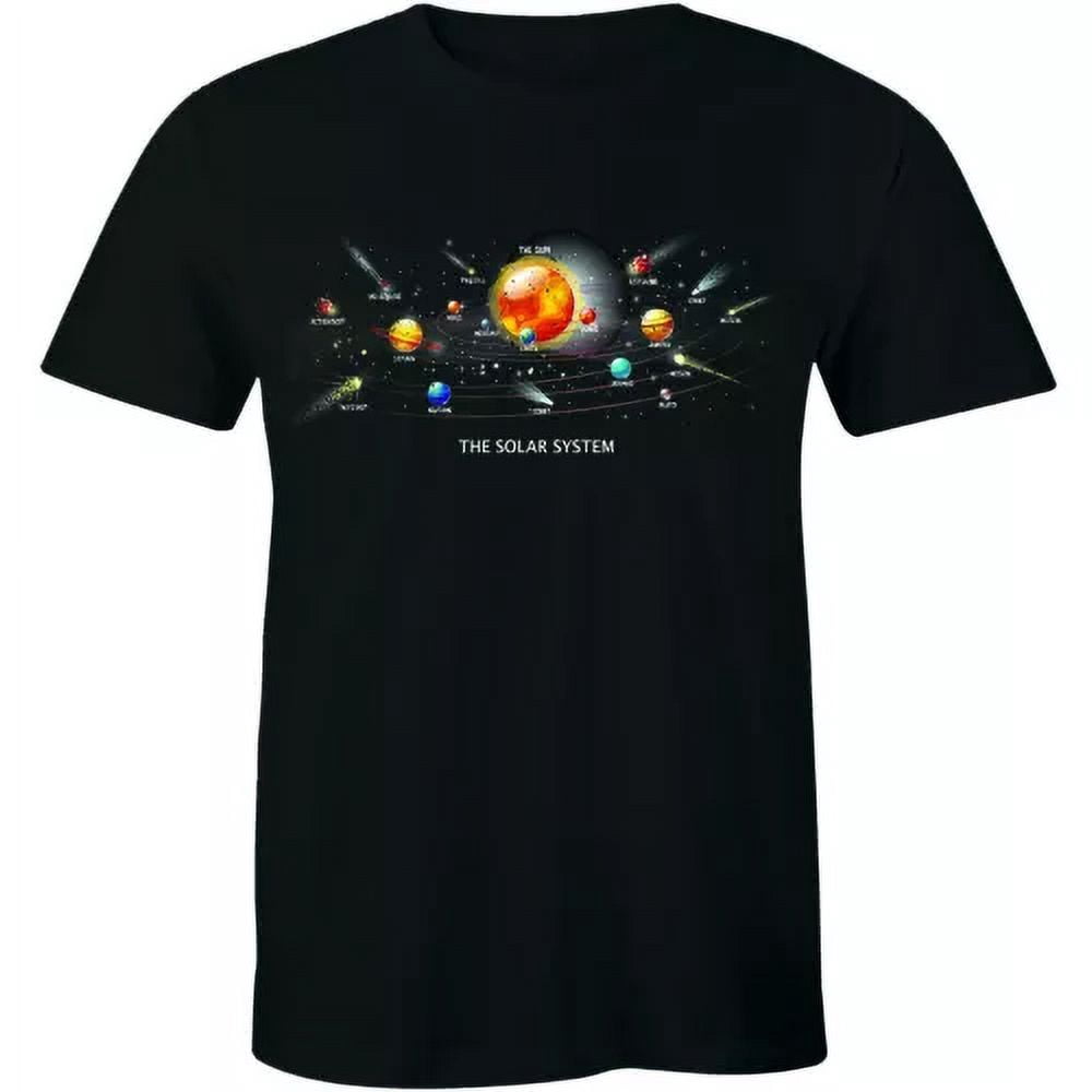 Gildan Solar System Shirt Funny T-shirt Space Astronomy Fashion Retro ...