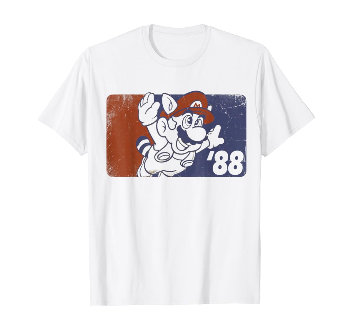 Gildan Super Mario '88 Flying Outline Poster T-Shirthot Trend Vintage ...