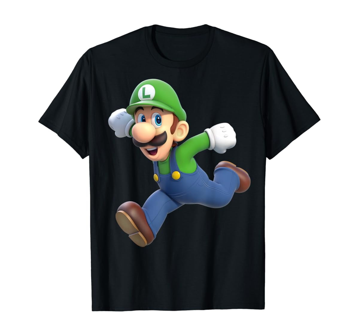 Gildan Super Mario Luigi 3D Poster T-Shirthot Trend Vintage Birrthday ...