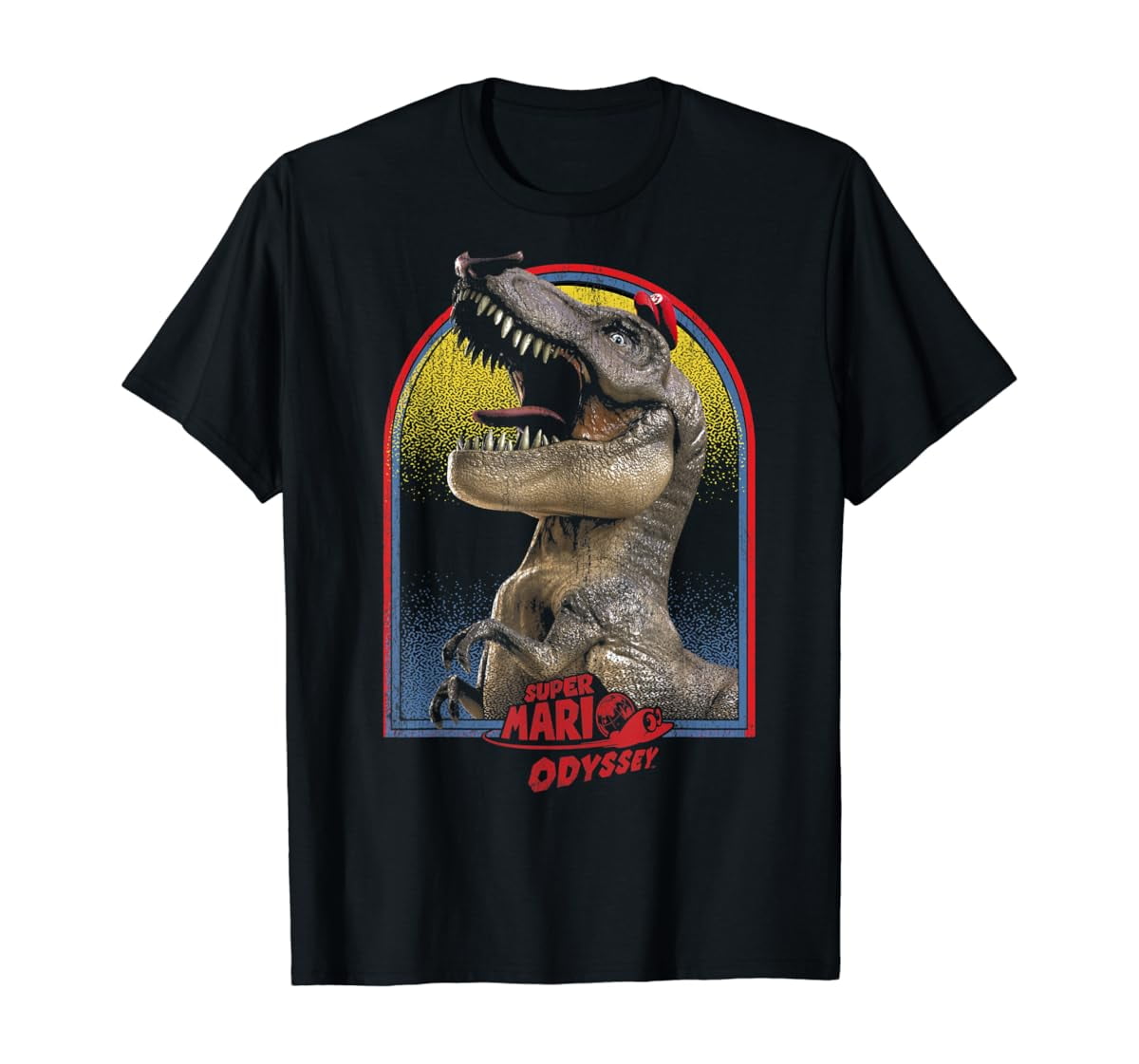 Gildan Super Mario Odyssey T-Rex Poster T-Shirthot Trend Vintage ...