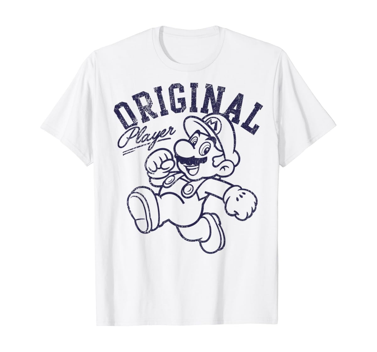 Gildan Super Mario Original Player Mario T-Shirthot Trend Vintage ...