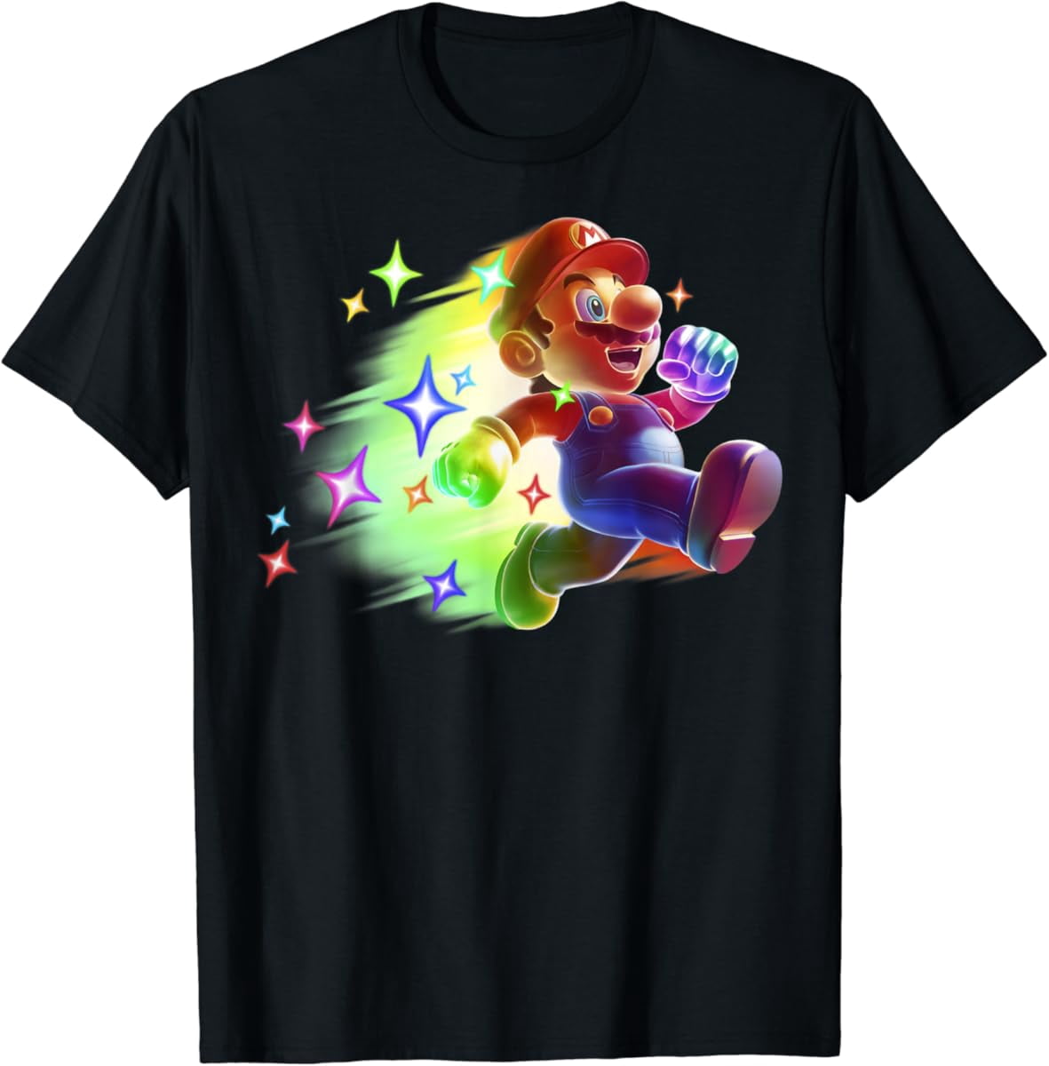 Gildan Super Mario Pride Mario Rainbow Jump T-Shirthot Trend Vintage ...