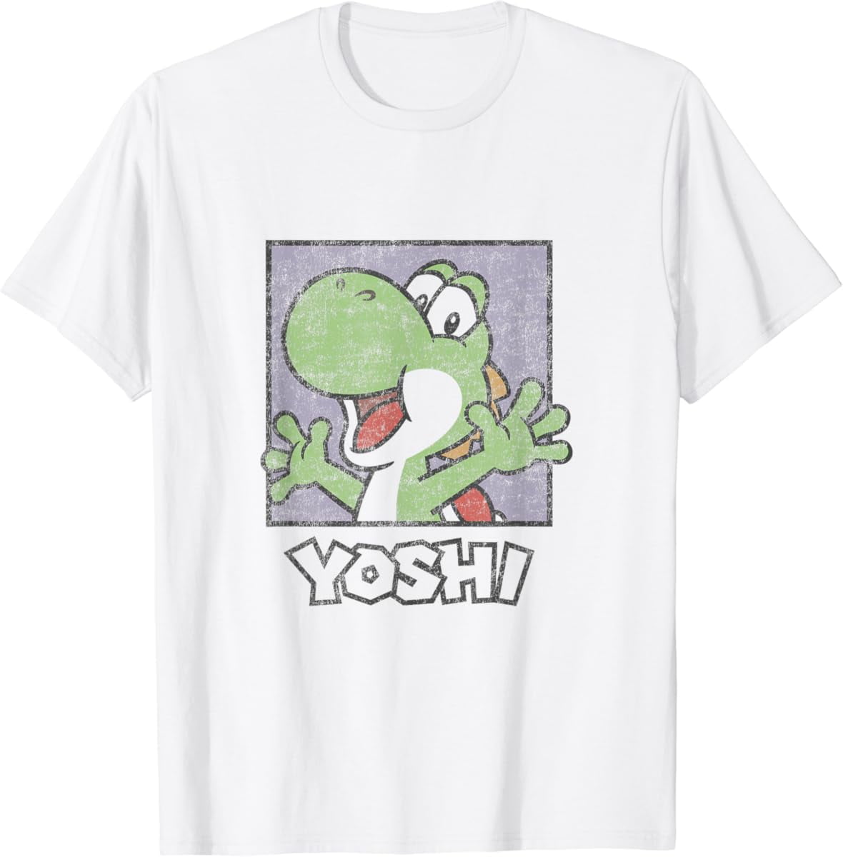 Gildan Super Mario World Yoshi Retro Nintendo Hero Photo Box T-Shirthot ...