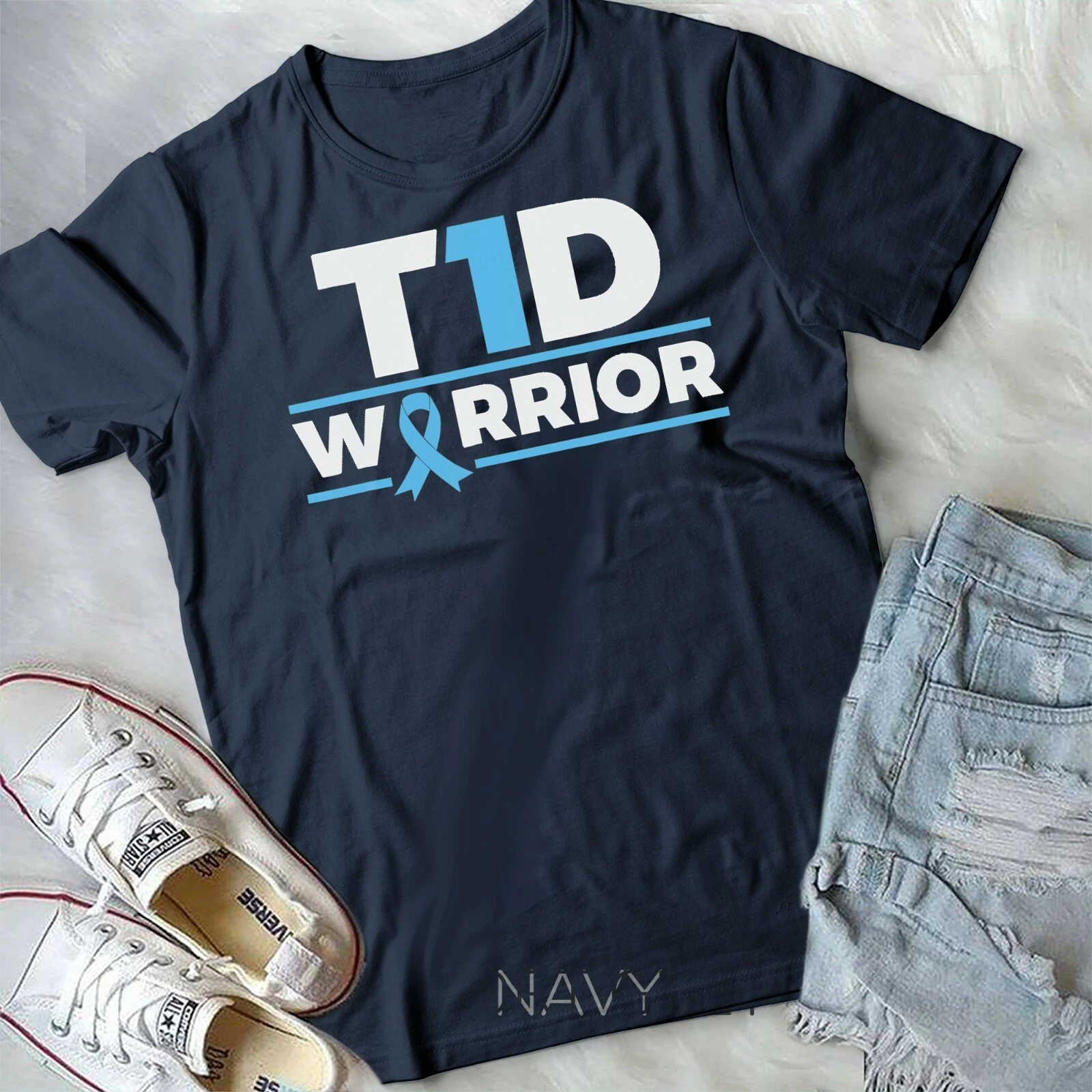 Gildan T1D Warrior - Type 1 Diabetes Awareness Diabetic T-Shirt Unisex ...