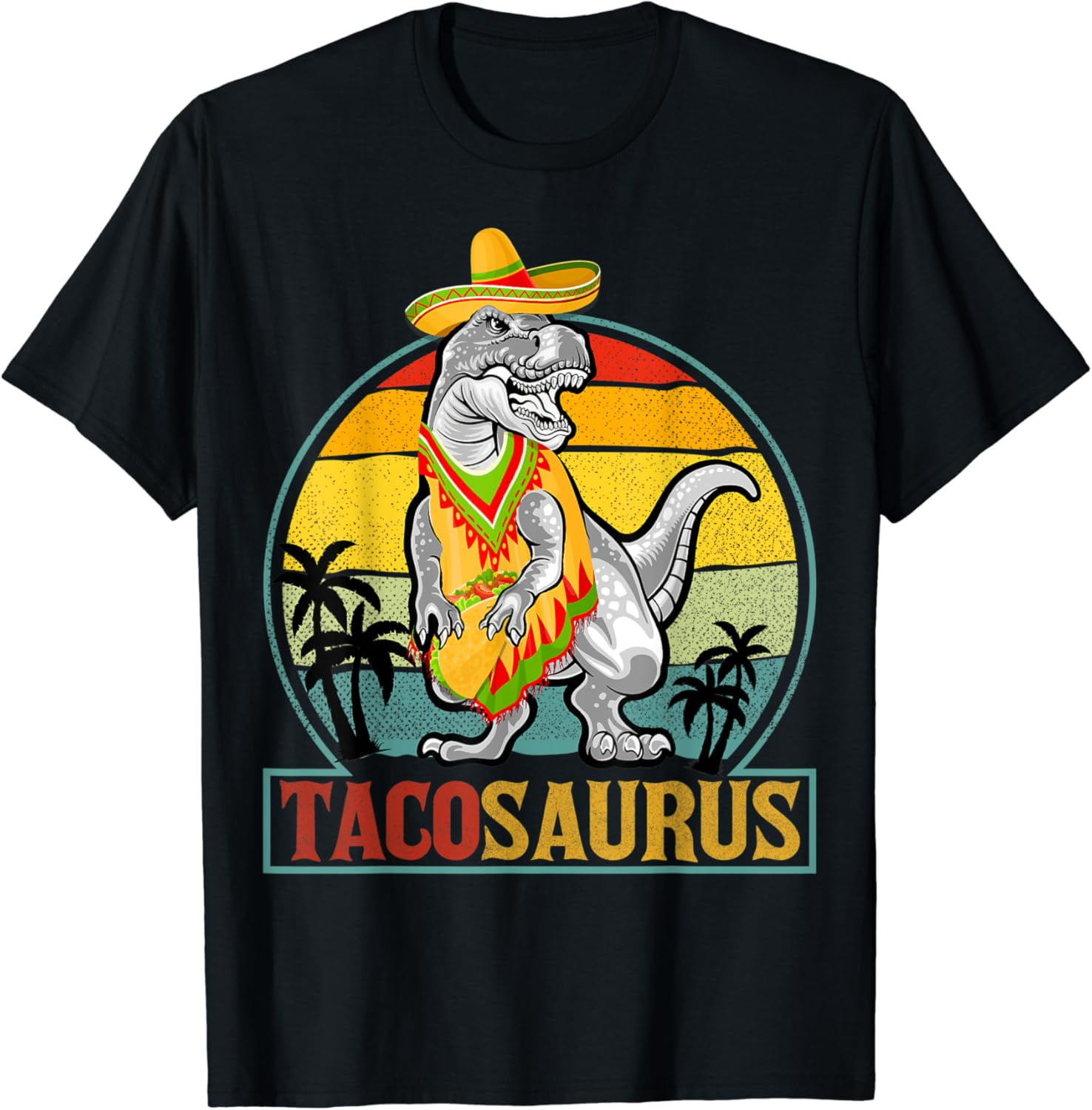 Gildan Tacosaurus Rex Cinco De Mayo Toddler Mexican Sombrero Poncho T ...