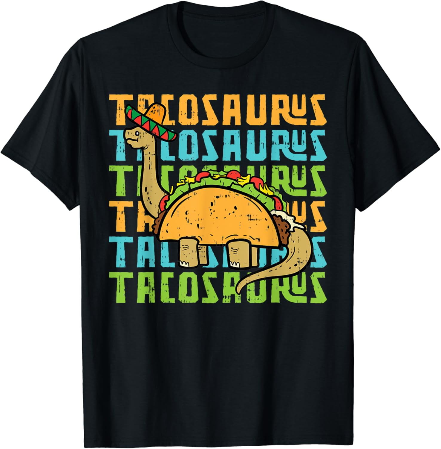 Gildan Tacosaurus Taco Dinosaur Funny Dino Cinco De Mayo Mexican T ...