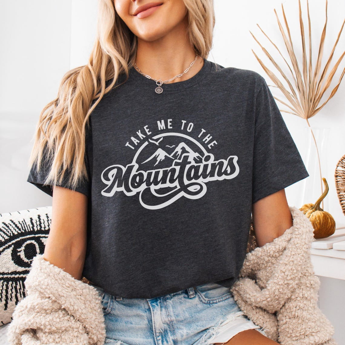 Gildan Take Me To The Mountains Shirt With Outdoor Adventure Theme ...