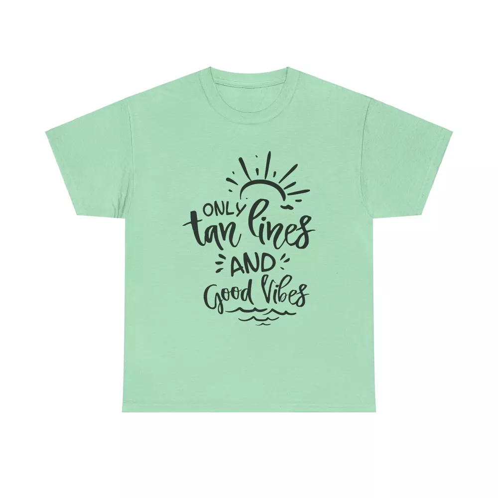 Gildan Tan Lines Good Vibes T-Shirt - Walmart.com