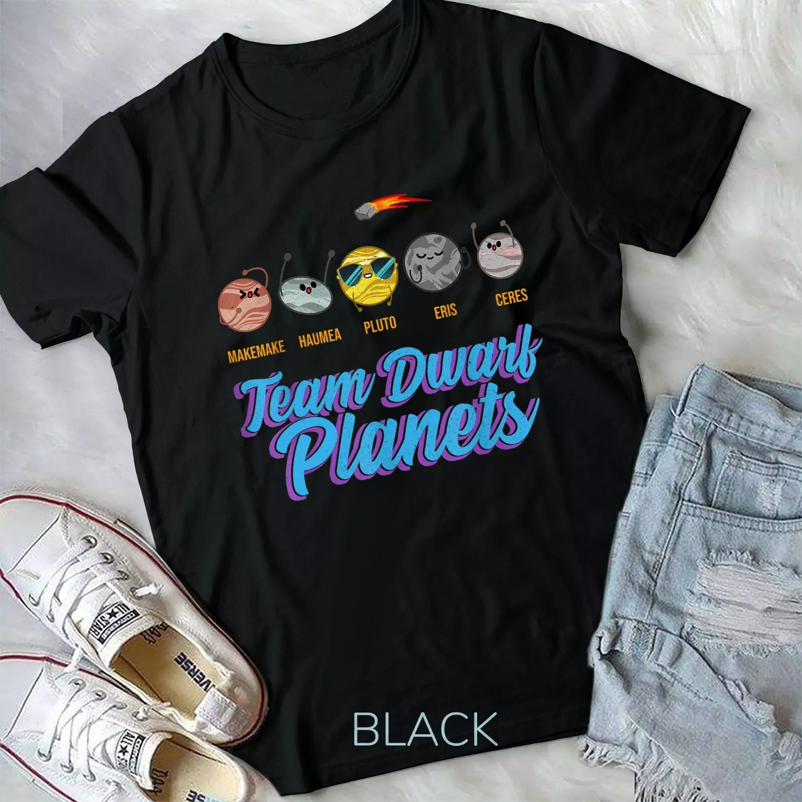 Gildan Team Dwarf Planets Spaced Out Astronaut Astronomy Science Unisex ...