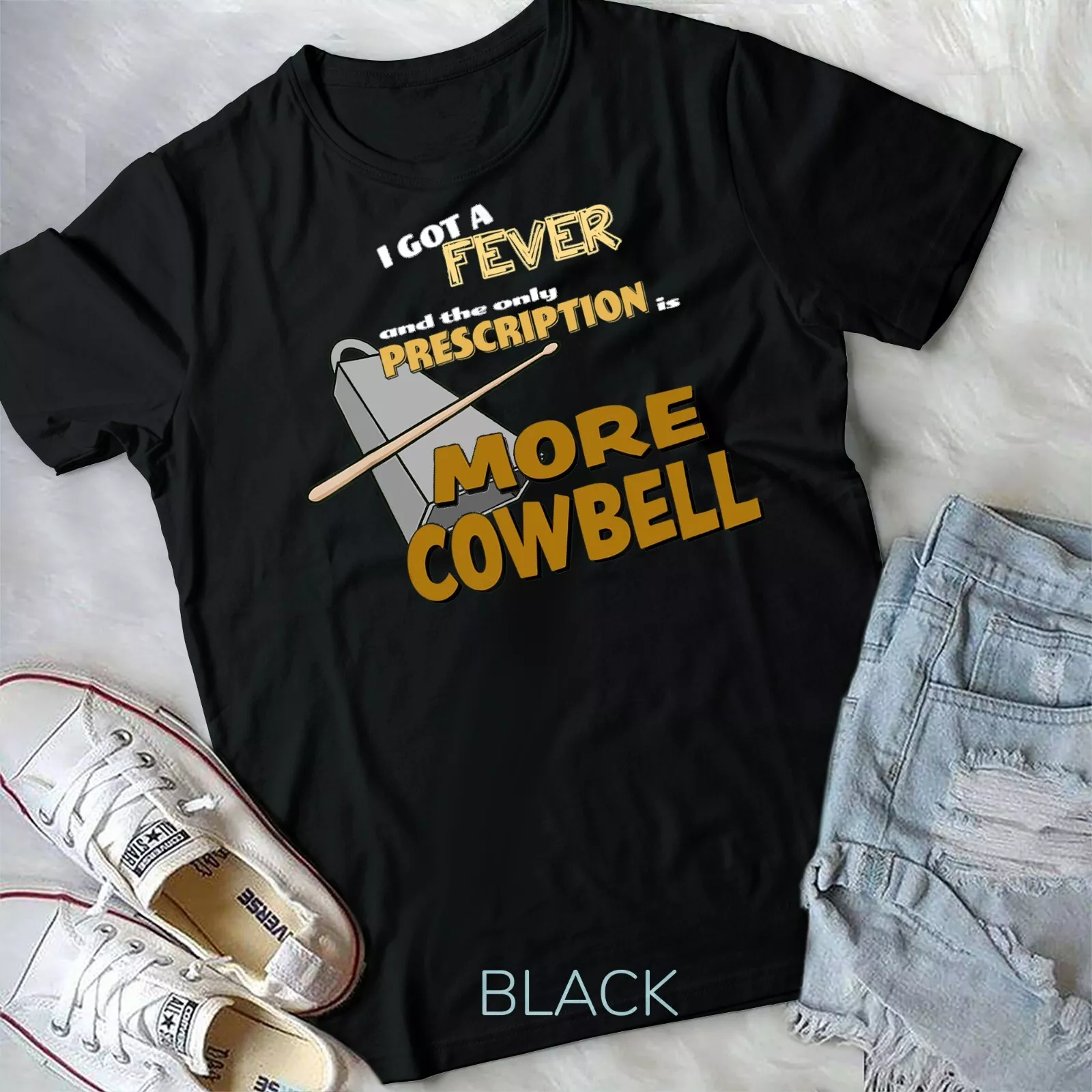 Gildan Terra Shirts More Cowbell Shirt Unisex T-Shirt - Walmart.com