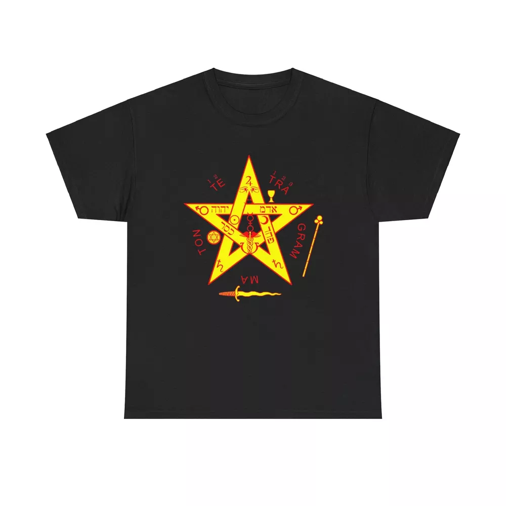 Gildan Tetragrammaton Occult Symbolism Graphic T-Shirt - Walmart.com