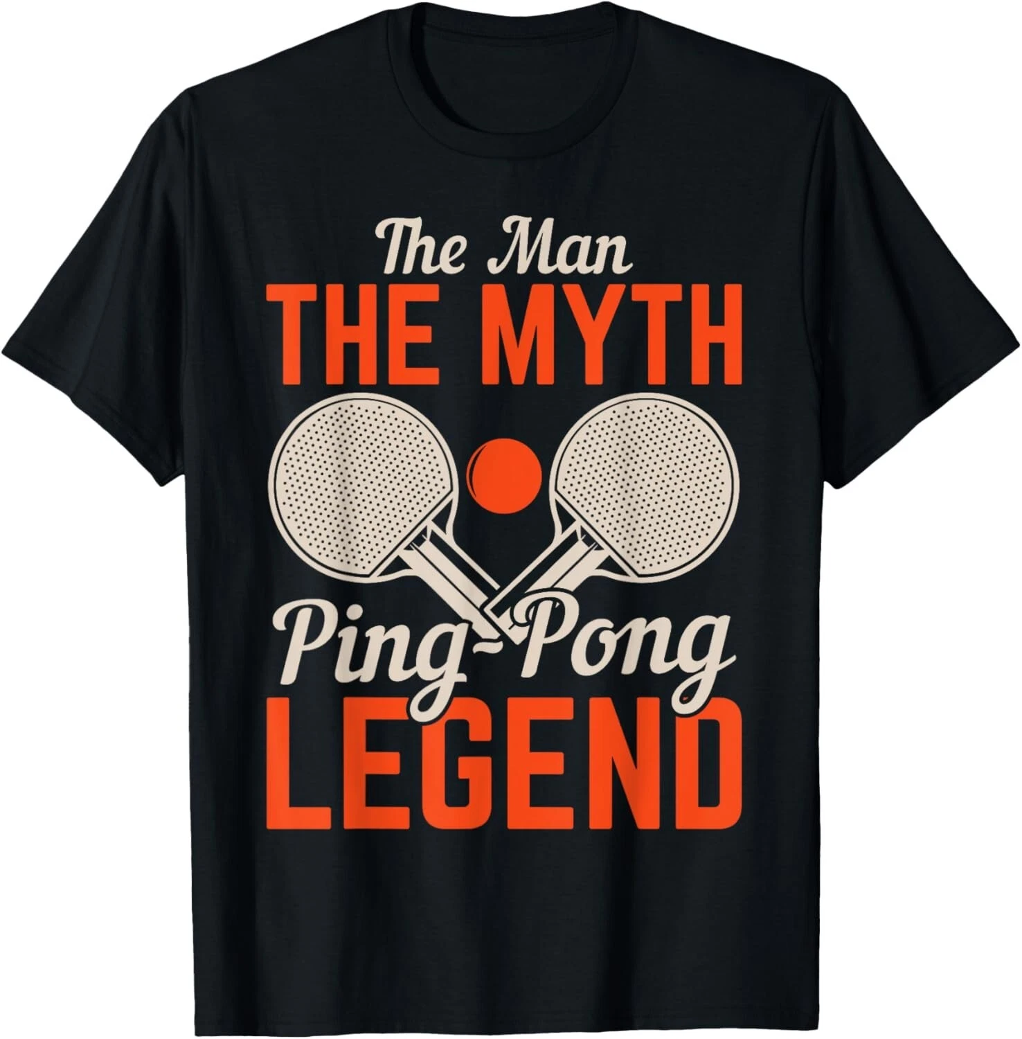 Gildan The Man The Myth Ping Pong Legend | Table Tennis T-Shirt ...