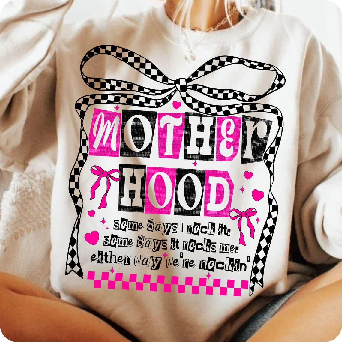 Gildan The Motherhood Tour Tee, Retro Inspired Design For Funny Moms ...