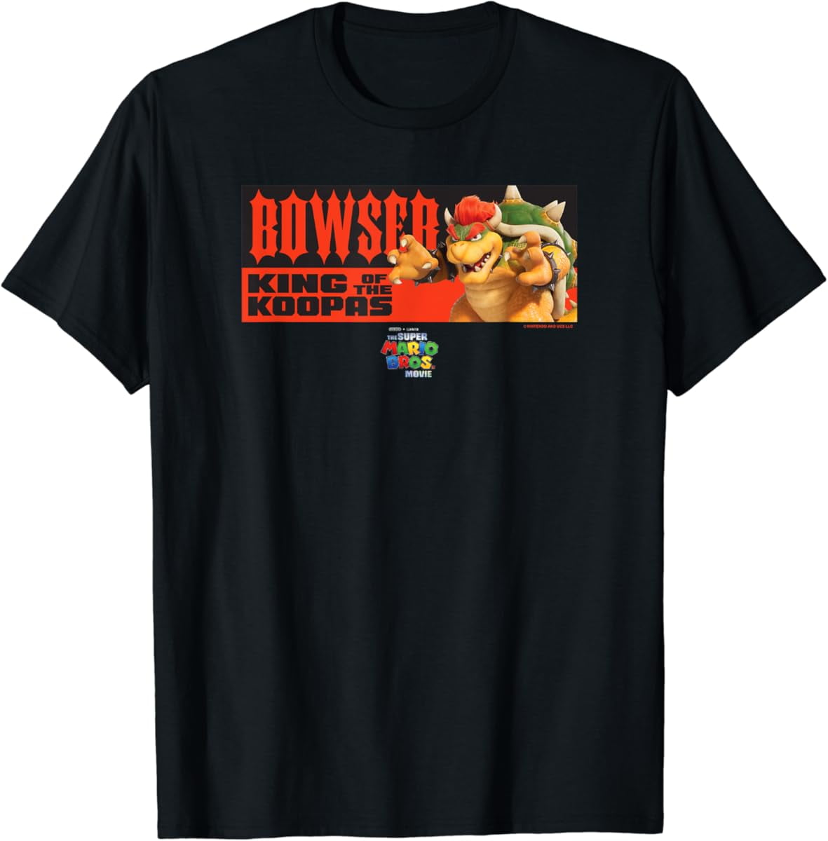 Gildan The Super Mario Bros. Movie Bowser King Of The Koopas Banner T ...