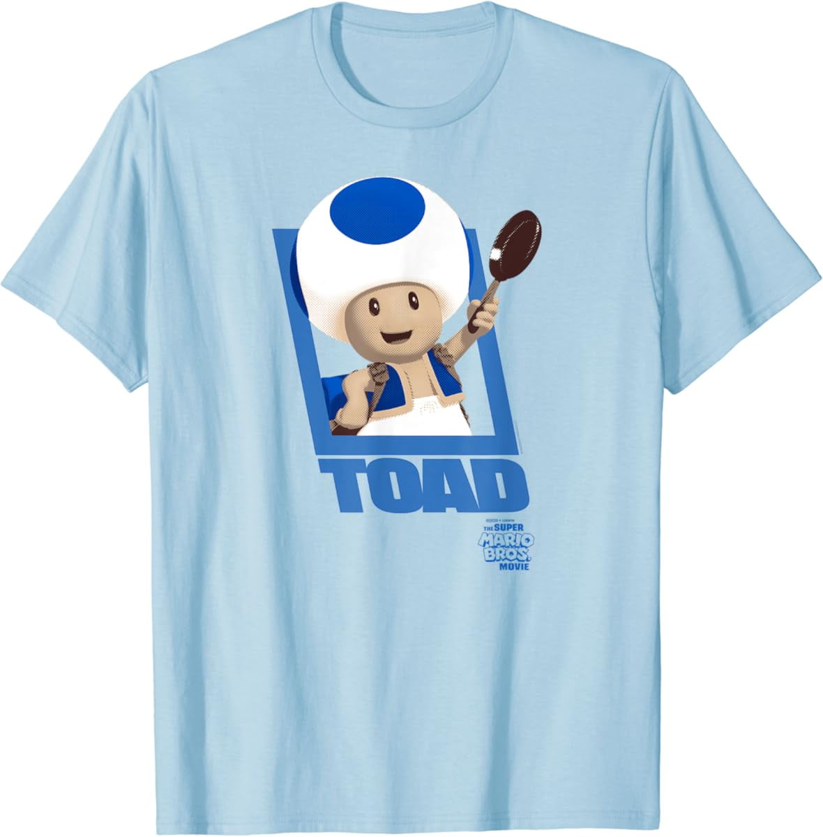 Gildan The Super Mario Bros. Movie Toad Poster T-Shirthot Trend Vintage ...