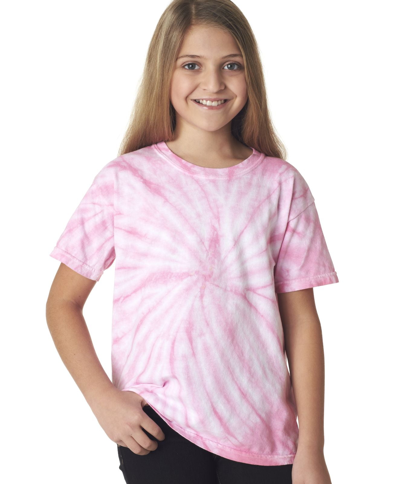 Dyenomite 20BCY Gildan Youth Cyclone Tee- Pink - Small - Walmart.com