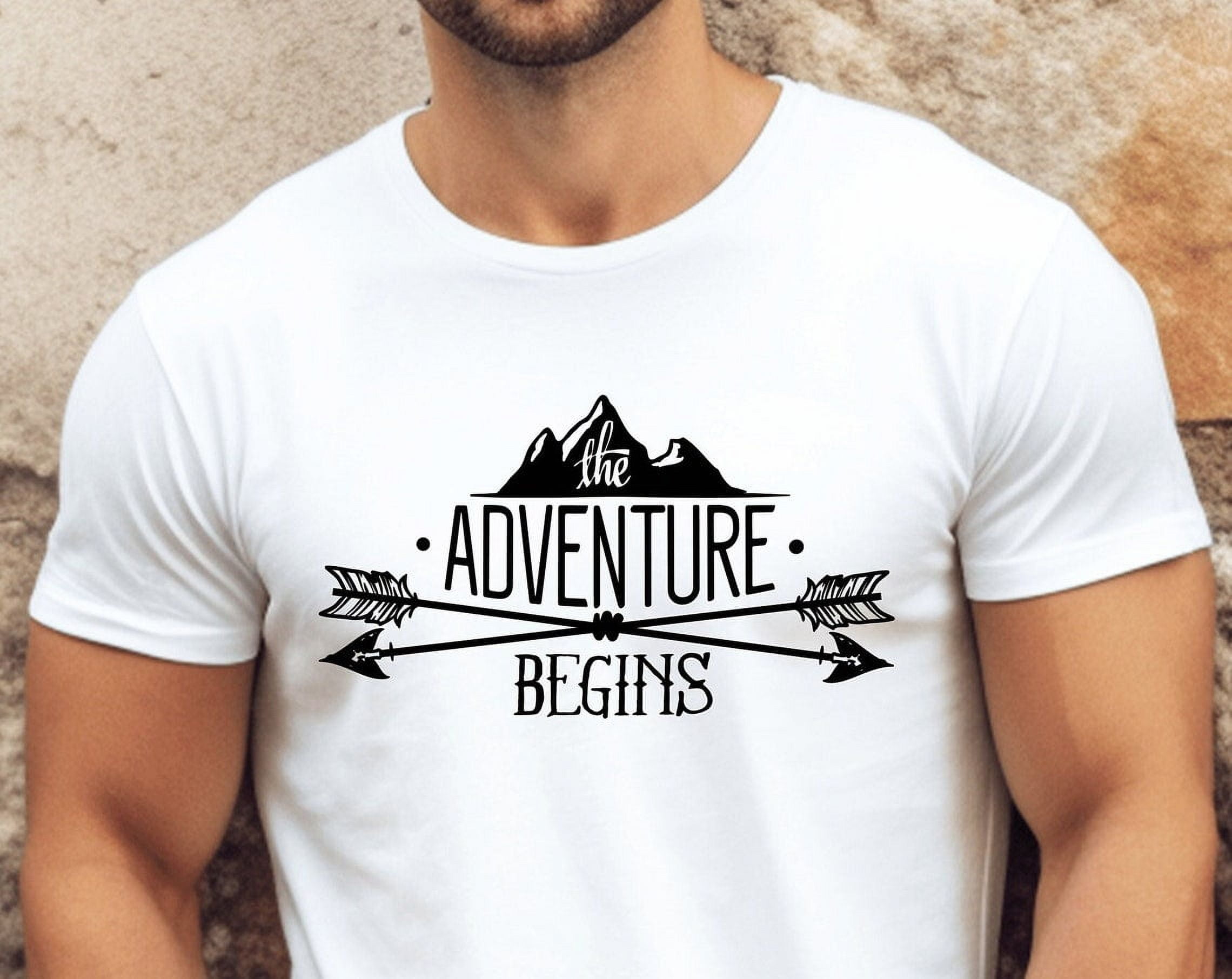 Gildan Trail Hike Shirt With Scenic Nature Artwork, Forest Camping ...