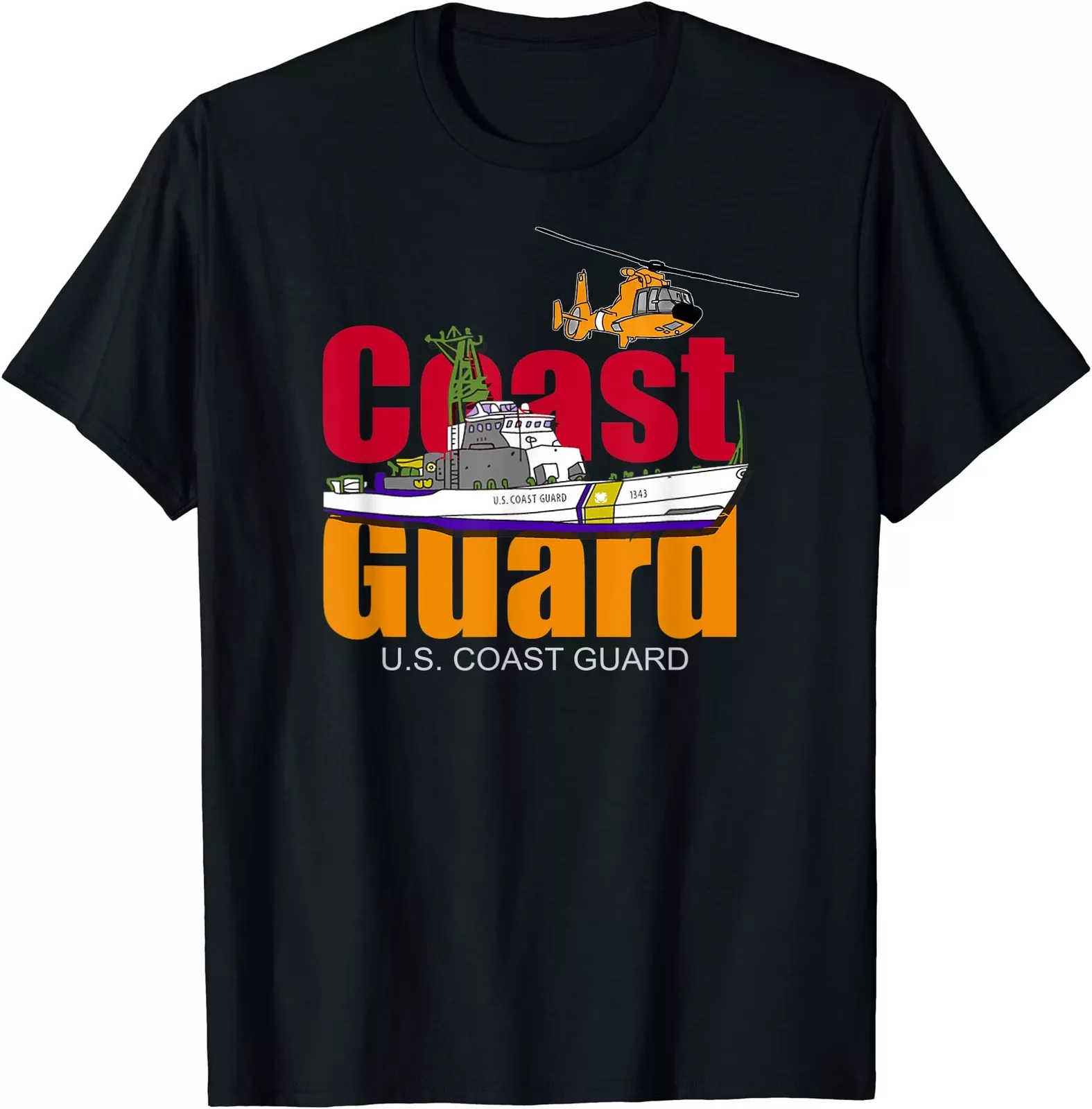 Gildan U.S. COAST GUARD ORIGINAL USCG TEAM GIFT T-Shirt Size S-5XL ...