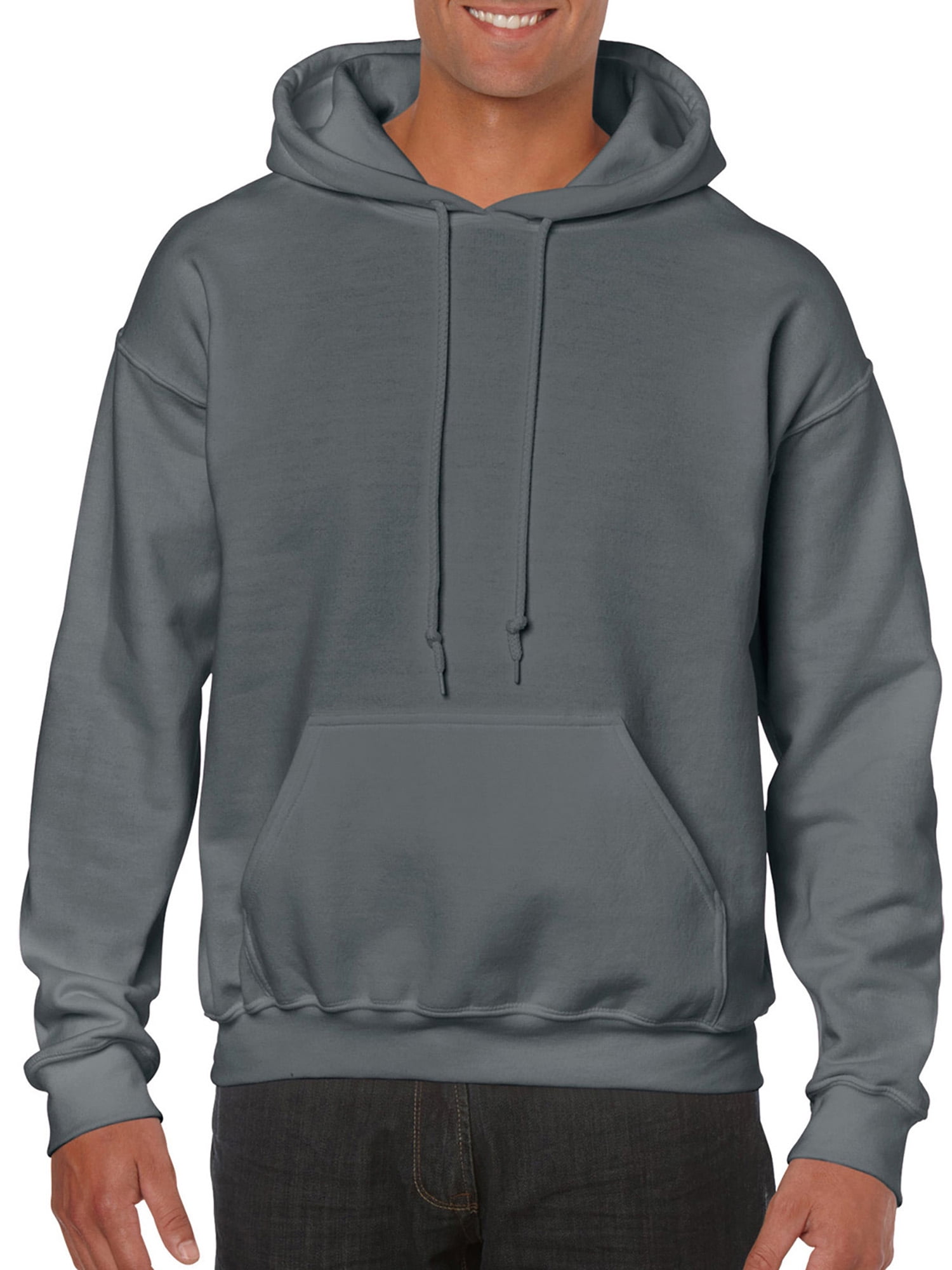 Gildan Men's Heavy Blend Fleece Hooded Sweatshirt with Attached Hood ...