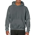 Gildan Men's Heavy Blend Fleece Hooded Sweatshirt with Attached Hood ...