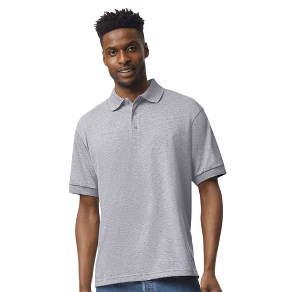 Gildan Unisex Polo Shirt DryBlend Short-Sleeve Tee 52/48 Cotton ...