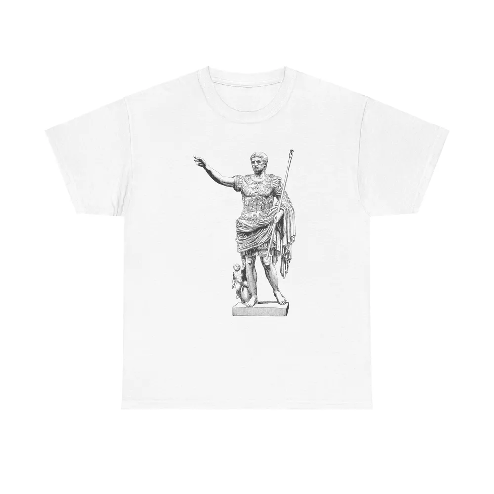 Gildan Vintage Augustus Sculpture Graphic T-Shirt - Walmart.com