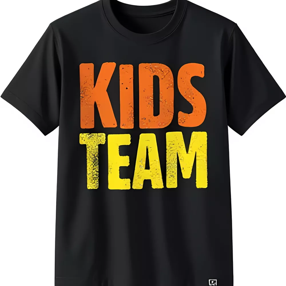 Gildan Vintage Black T-Shirt for TEAM Design in & Yellow - Walmart.com