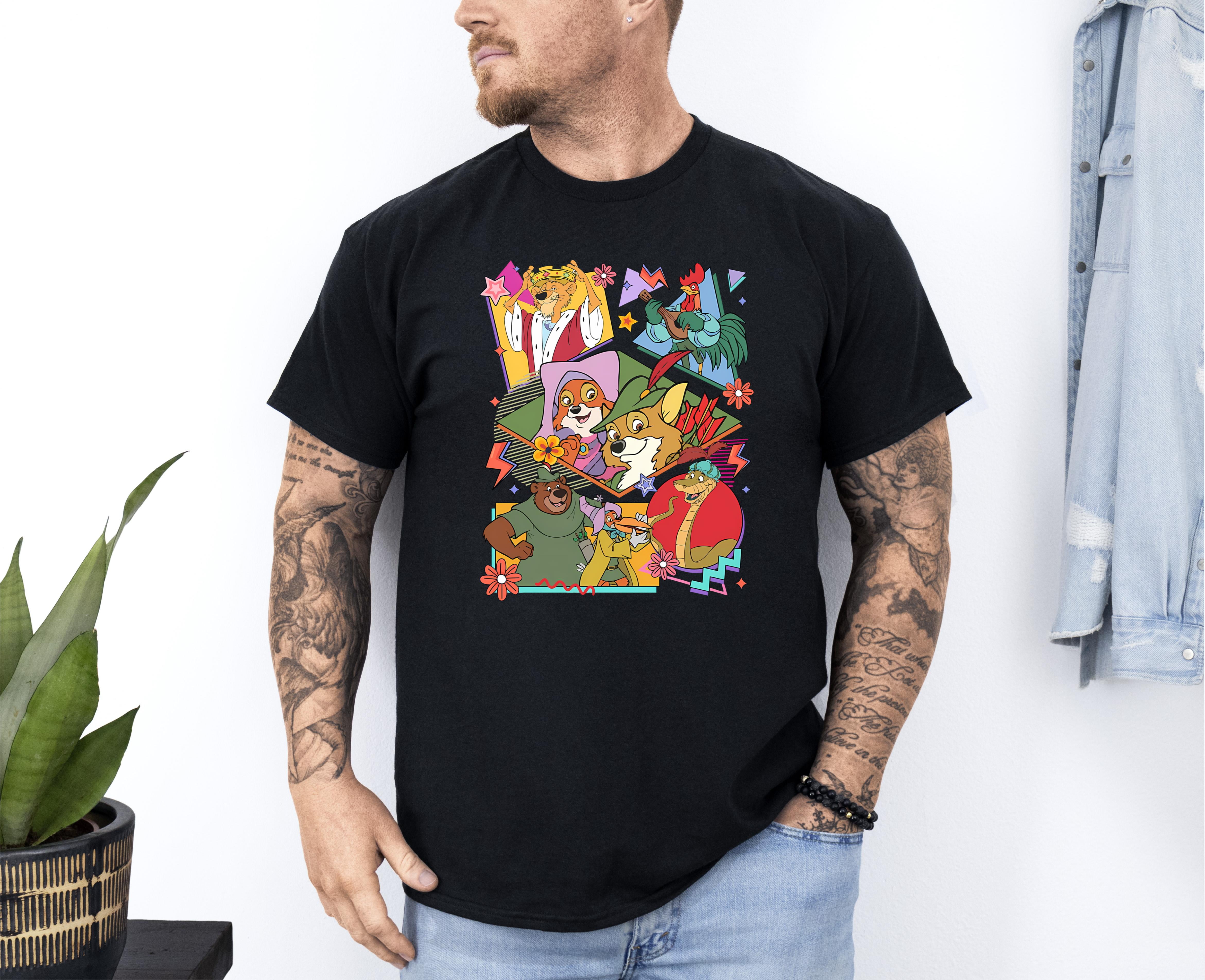 Gildan Vintage Robin Hood Character Graphic Shirt, Retro 90s Design for ...