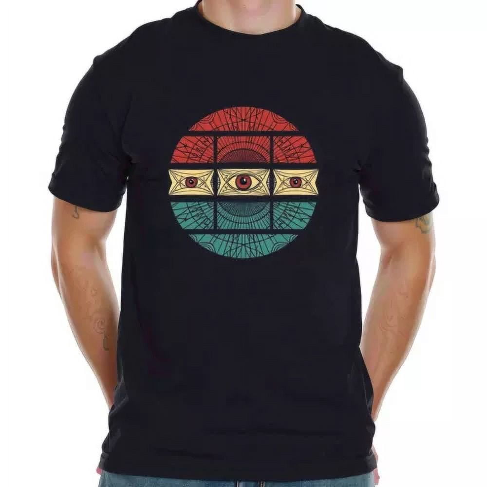 Gildan Vintage-Style Graphic T-Shirt with Esoteric Eye Design - Walmart.com