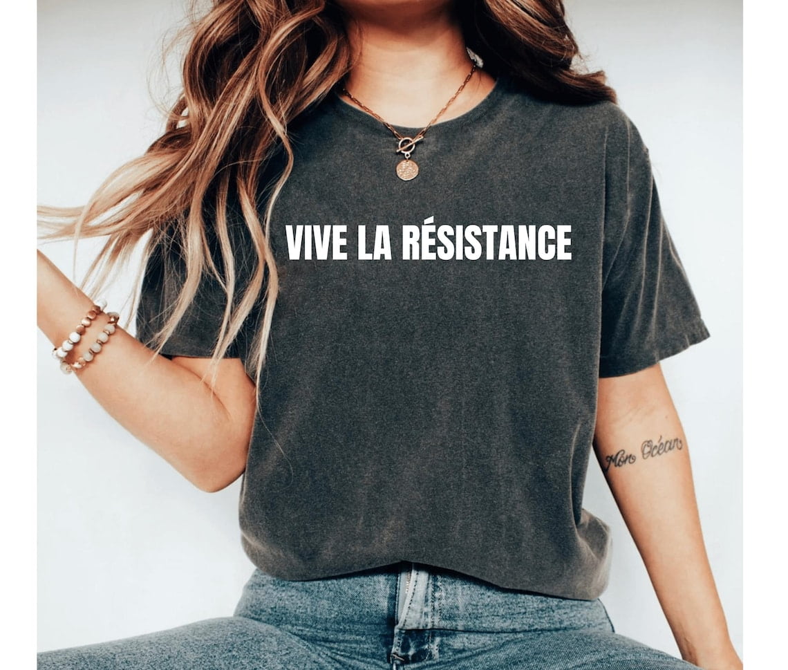 Gildan Vive La Resistance, Vive La Resistance Shirt, Feministee ...