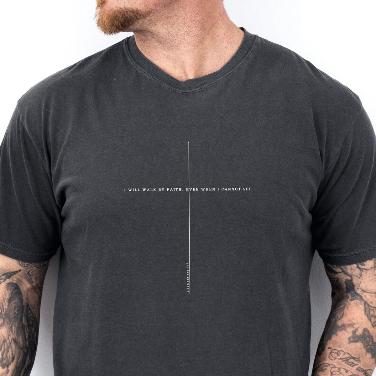 Gildan Walk In Faith Tee, Inspirational Quote Shirt With Elegant Font ...