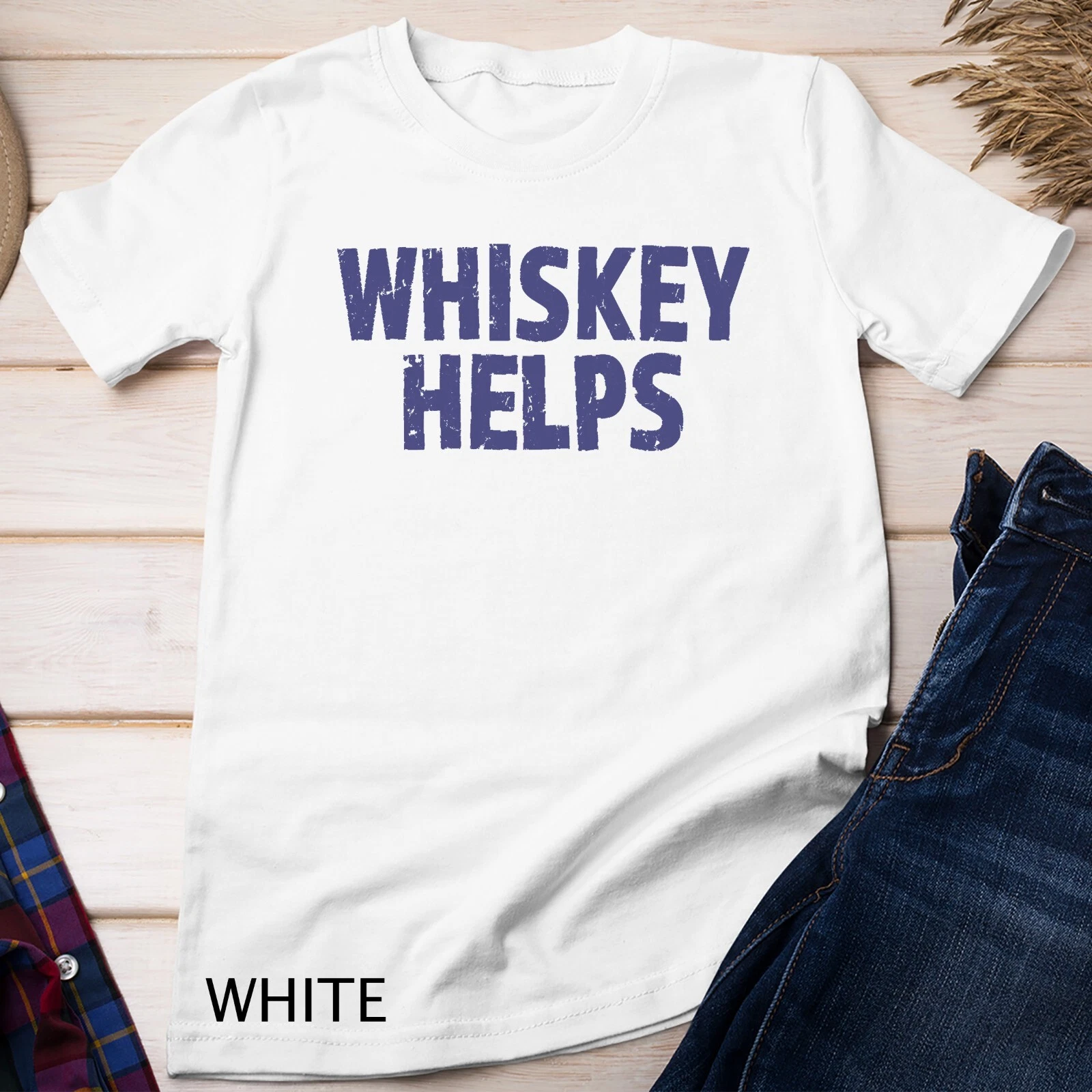 Gildan Whiskey Helps Premium Unisex T-Shirt - Walmart.com
