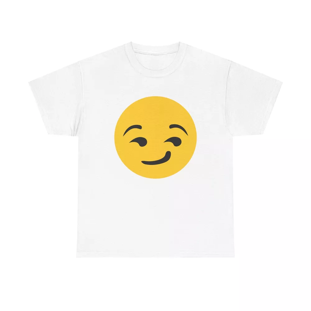 Gildan Winking Face Raised Eyebrow Emoji T-Shirt - Walmart.com