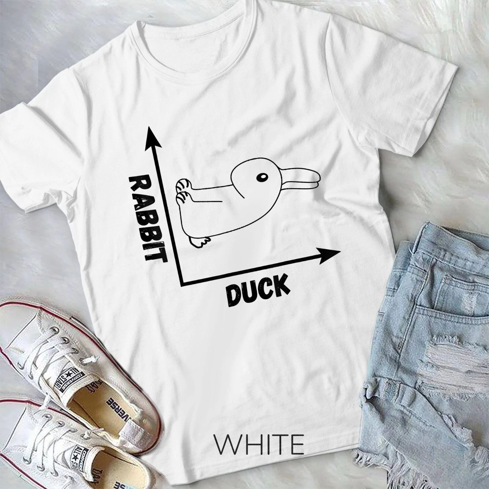 Gildan Wittgenstein Duck Rabbit Philosophy Crazy Optical Illusion ...