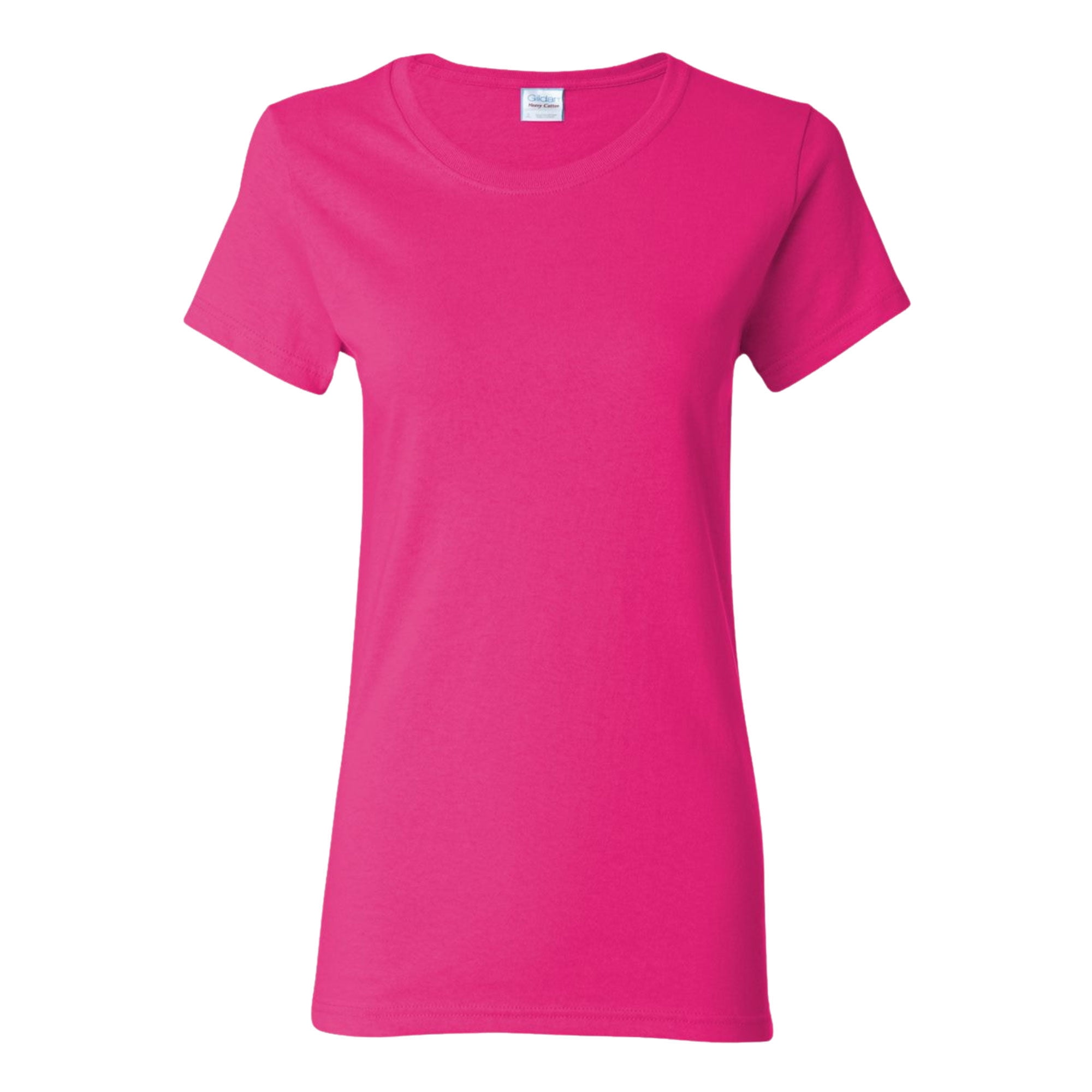 Gildan Women's Heavy Short Sleeve T-Shirt 100% Cotton Durable Plain ...