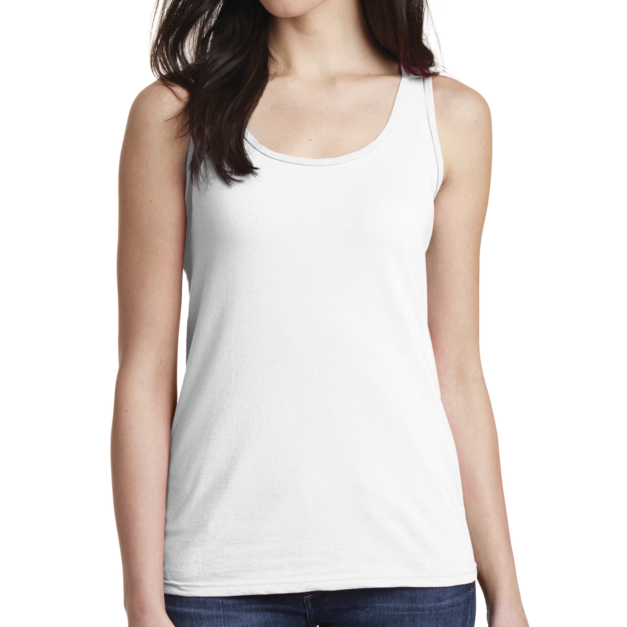 Gildan Womenâ€™s Softstyle Tank Top, Sleeveless Tee, Cotton, Comfortable, Machine Washable ...