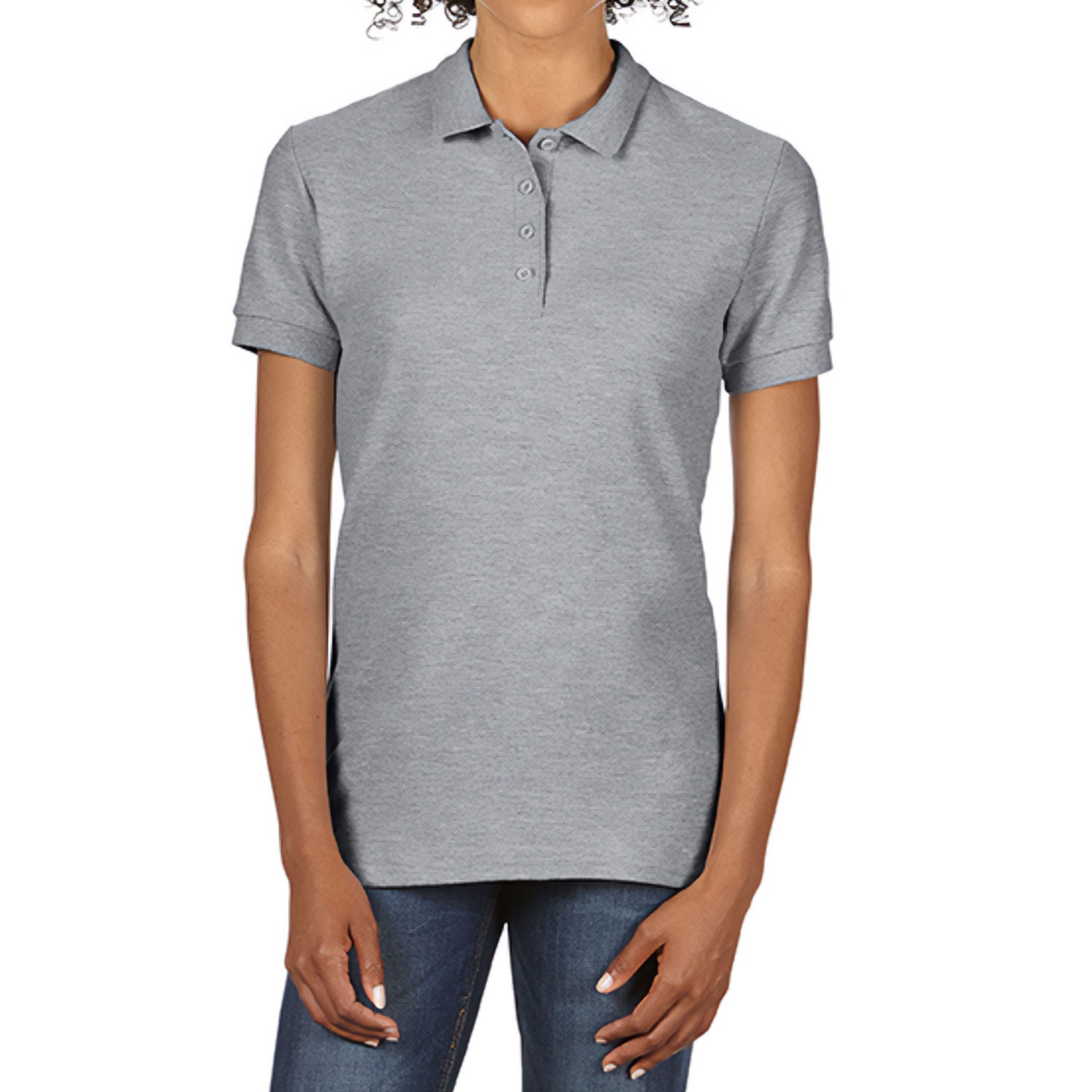 Gildan Womens Double Piqué Soft Touch Polo Shirt - Walmart.com