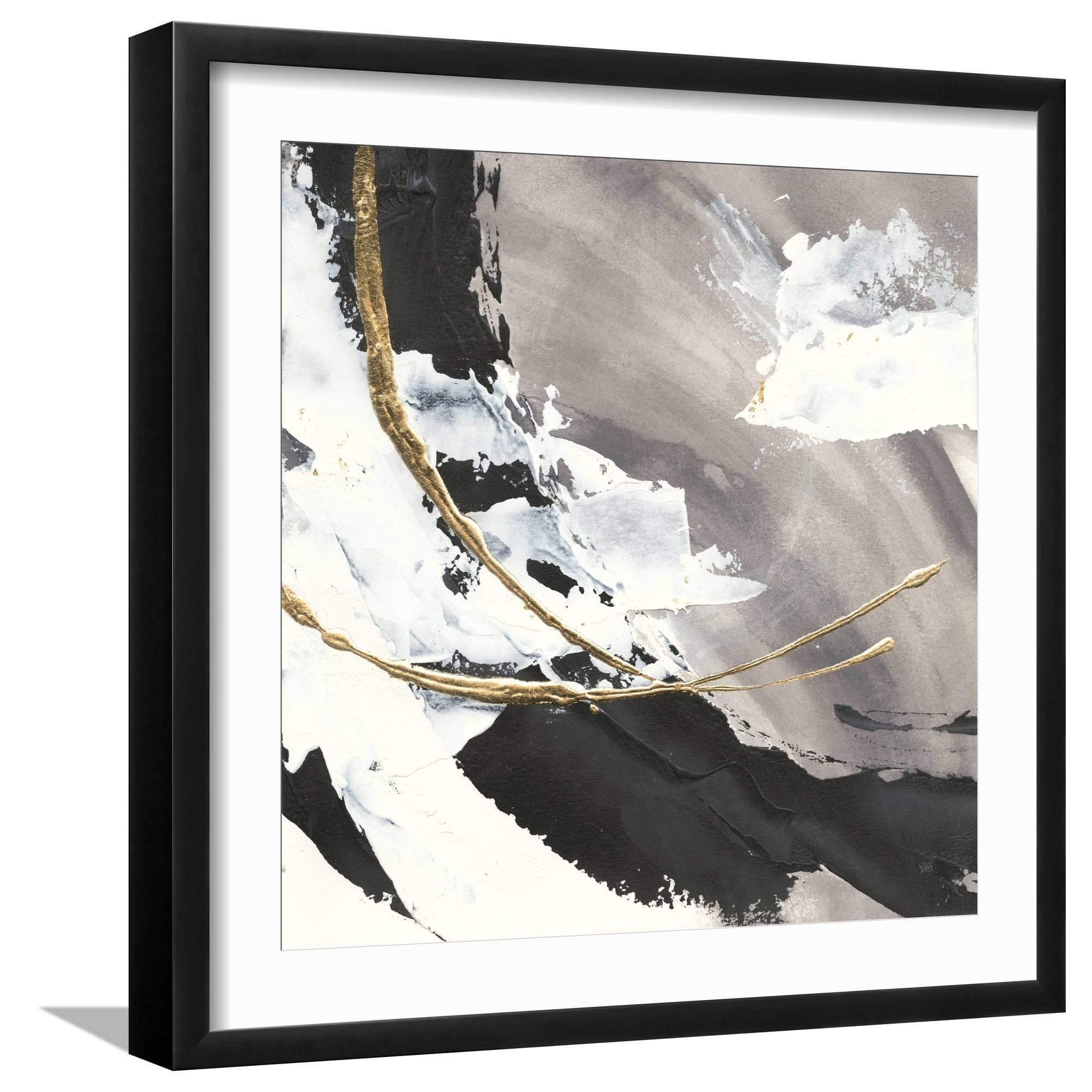 Art.com Gilded Arcs I Art Print by Chris Paschke, Black Frame Wall Art ...