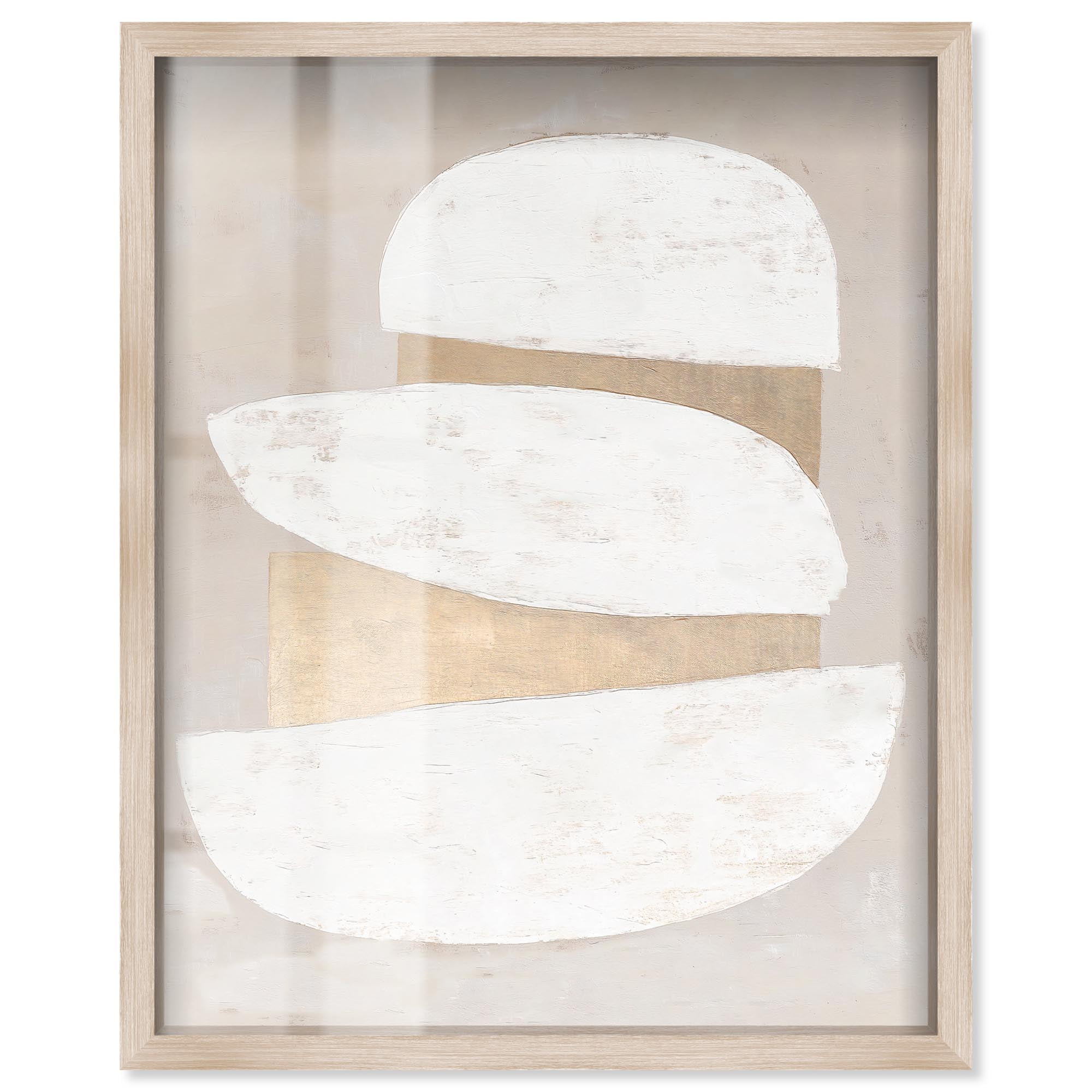 Gilded Cairn I Shadowbox Print Boho Minimalist Art by Art Remedy ...