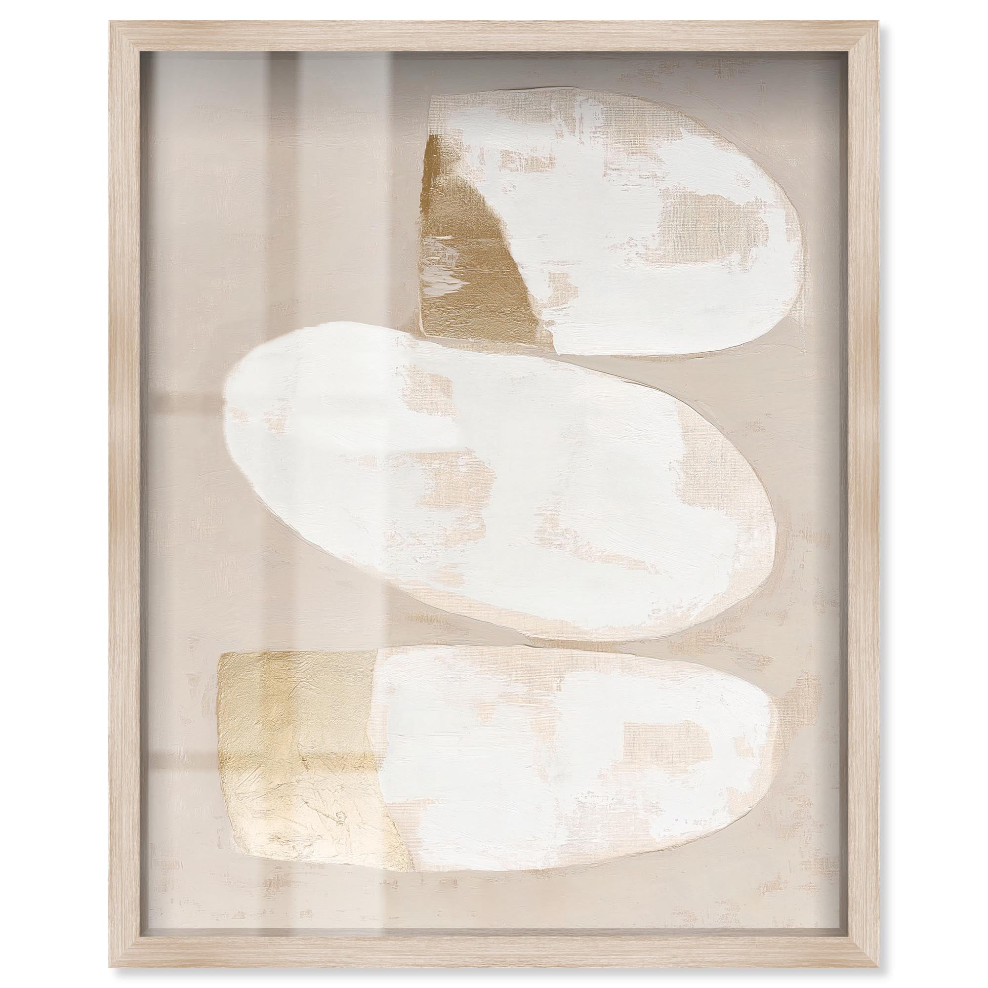 Gilded Cairn IV Shadowbox Print Boho Minimalist Art by Art Remedy ...
