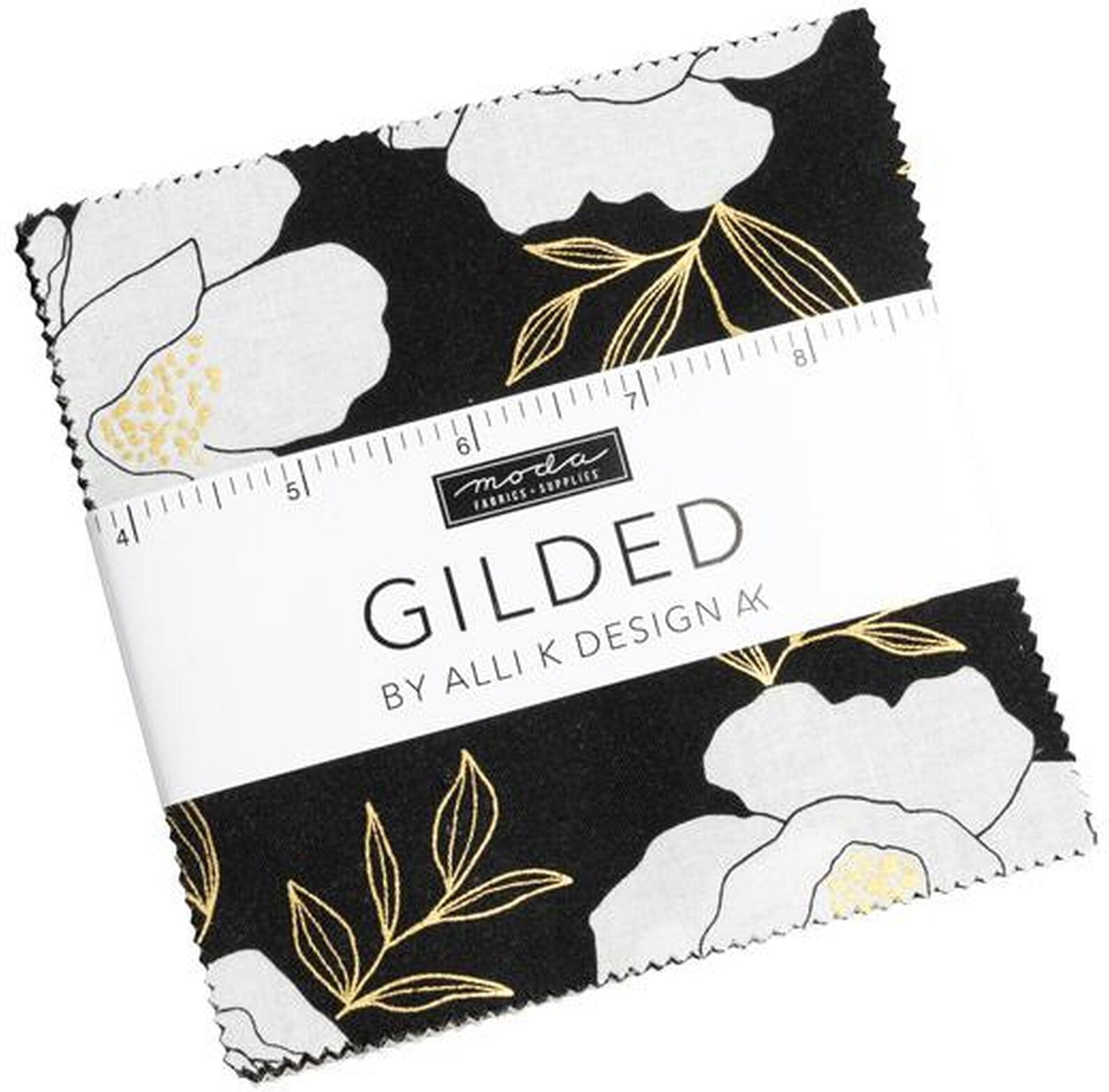 Gilded Charm Pack by Alli K Designs ; 42 - 5" Precut Fabric Quilt ...